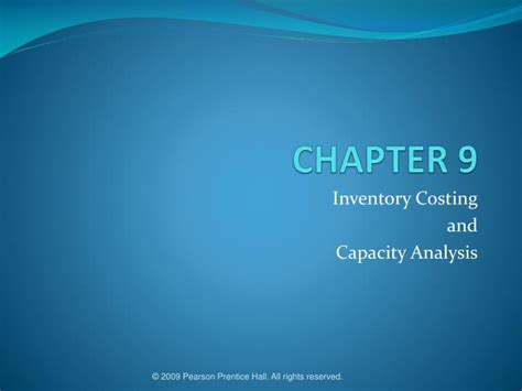 Ppt Chapter 9 Powerpoint Presentation Free Download Id3603496