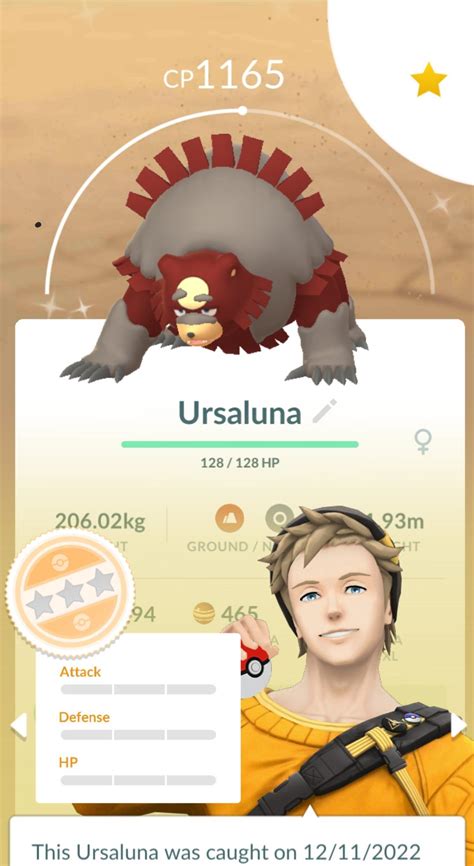 Nundo Shiny Ursaluna R Pokemongo