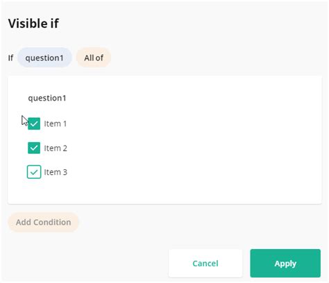 It Is Impossible To Build A Conditional Expression When Using The