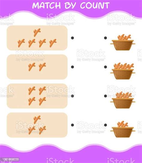 만화 심 황의 수에 의해 일치 합니다 게임을 일치하고 계산합니다 사전 쇼올 년 어린이와 유아를위한 교육 게임 0명에 대한 스톡 벡터 아트 및 기타 이미지 Istock