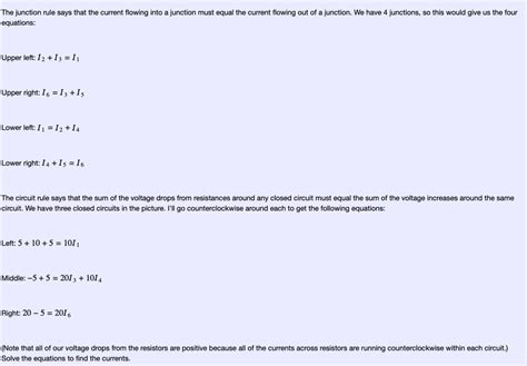 Solved Examplewe Want To Use Kirchhoffs Laws To Set Up