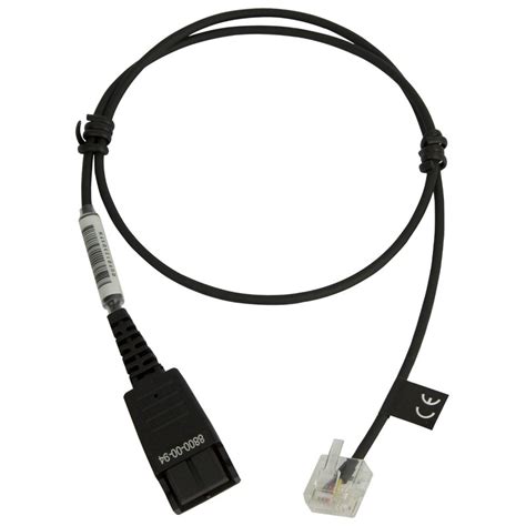Jabra M Quick Disconnect To Rj Cable Mwave