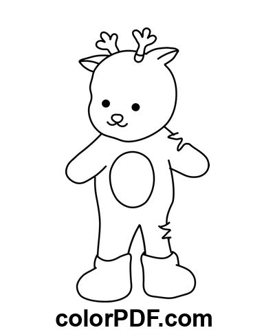 How To Draw Bobbie Goods Deer Illustration Coloring Pages And Books In PDF