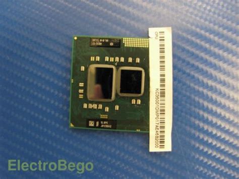Intel Core I3 Mobile I3 350m Original Laptop Cpu 2 26ghz 3mb Socket G1 Slbpk Ebay