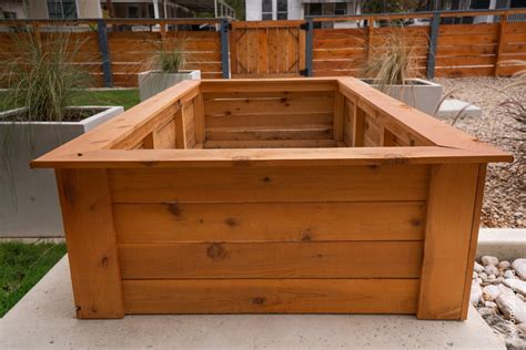 Beautiful Easy To Build Cedar Planter Plans Etsy