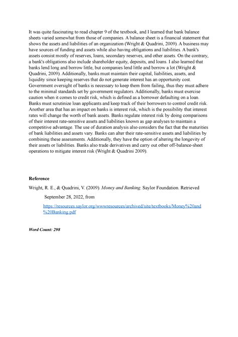 Bus 2203 Unit 4 Learning Journal It Was Quite Fascinating To Read Chapter 9 Of The Textbook