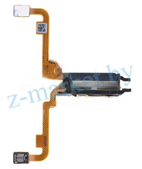 Шлейф для Xiaomi Redmi Note 10 10s M2102k7ag M2101k7bny сканер отпечатка пальцев Серый от