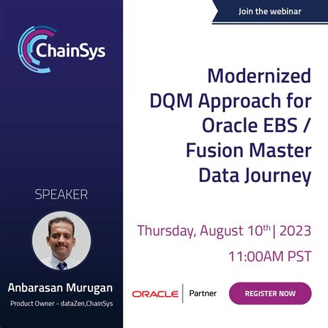 Chain Sys Corporation On Linkedin Oracleebs Dataqualitymanagement Chainsys Oracle