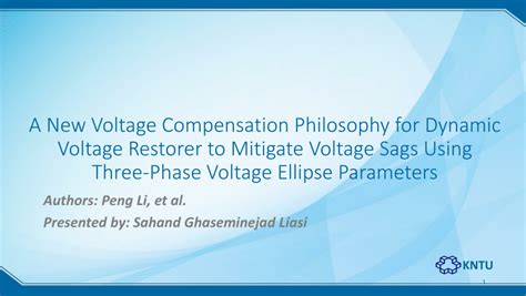 Pdf A New Voltage Compensation Philosophy For Dynamic Voltage Restorer To Mitigate Voltage