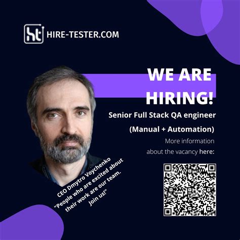 Hiretester On Linkedin Work Qa Aqa Job Vacancy
