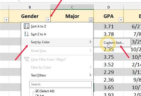 cara mengurutkan data di dalam microsoft excel