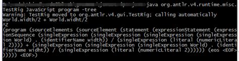 Javascriptparserlistener Return A Wrong Ctx · Issue 2522 · Antlr