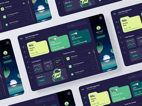 Work Tracking Dashboard UI On Behance