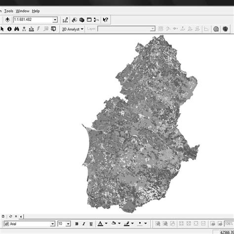 An Example Of A Data Representation In Arcgis Download Scientific Diagram
