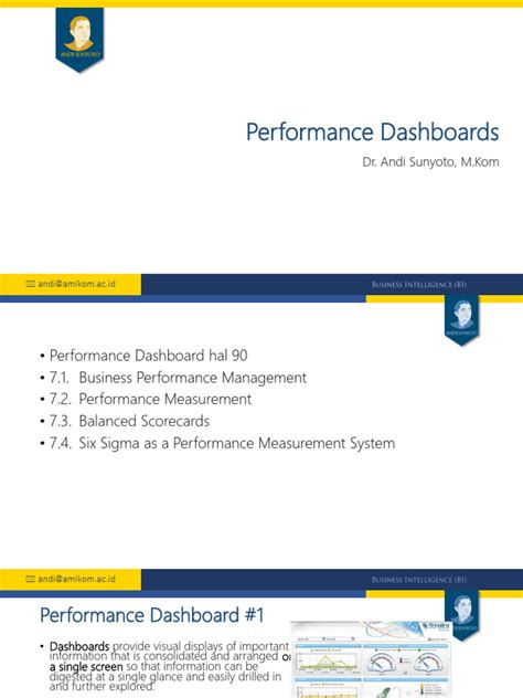 07 Perforance Dashboard Pdf Performance Indicator Strategic Management