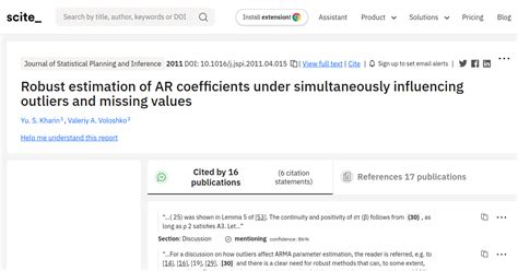 Robust Estimation Of Ar Coefficients Under Simultaneously Influencing Outliers And Missing Values