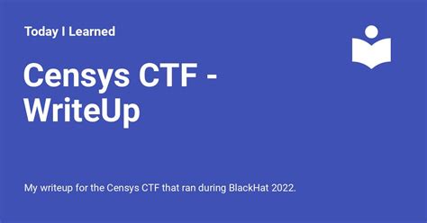 censys ctf writeup r netsec