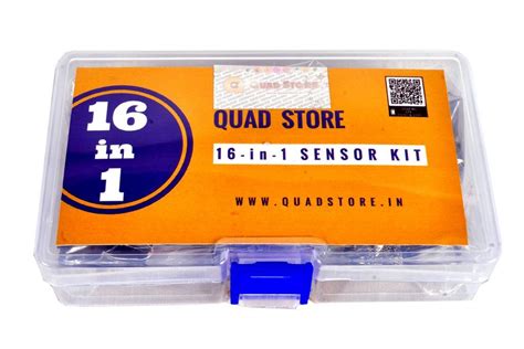 Quad Store 16in1 Sensor Modules Kit Compatible With Arduino Uno R3