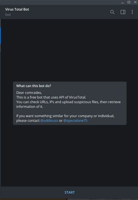 Aidos Nurekesh On Linkedin Telegrambot Python Api Virustotal Cybersecurity