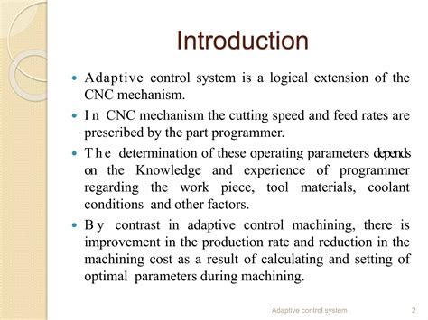 Adaptive Control System Pptx