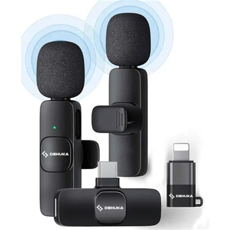 Micrófono Corbatero Inalámbrico Usb C Dehuka Megatone