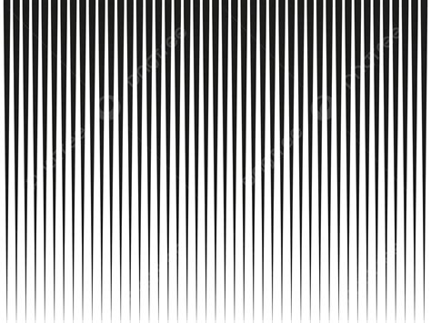 Line Halftone Pattern With Gradient Effect Bright Black Horizontal Vector Bright Black