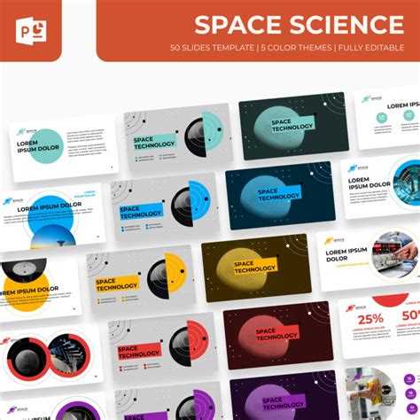 Space Themed Powerpoint Template Free MasterBundles