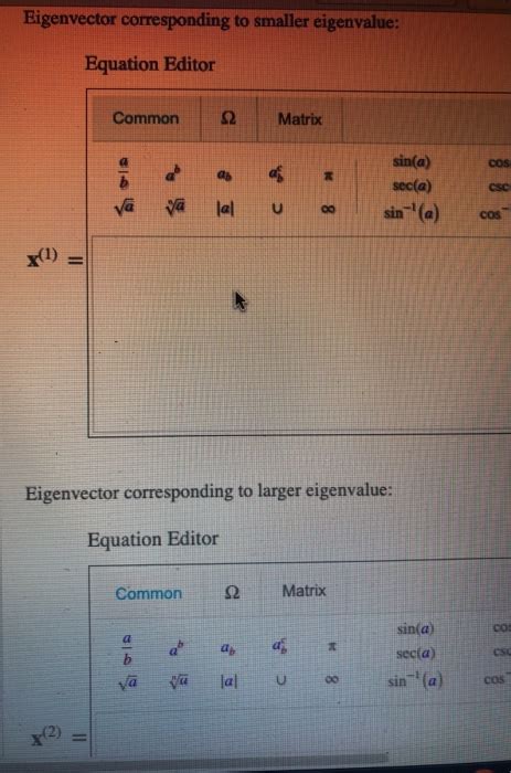 Solved Find All Eigenvalues And Eigenvectors Of The Given Chegg Com