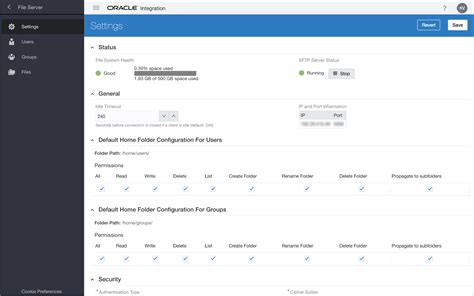 Configure File Server Settings