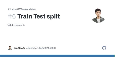 Train Test Split · Issue 6 · Pjlab Adgneuralsim · Github