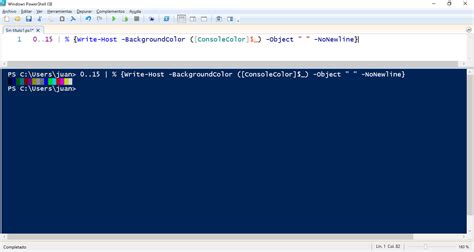Mostrar Los Colores De Fondo De La Consola En Powershell Operating Systems Scripting