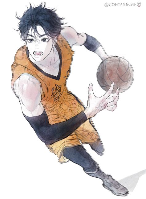 「천생 스포츠맨 가비지타임 최종수 노란 유니폼도 좋아서 」 🎀코냥🐱のイラスト