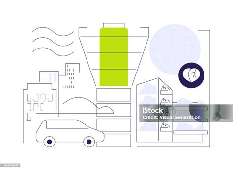Urban Air Purification Abstract Concept Vector Illustration Stock