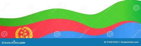 Eritrea Flag Wave Isolated On Png Or Transparent Background Stock Vector Illustration Of