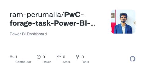 github ram perumalla pwc forage task power bi dashboard power bi