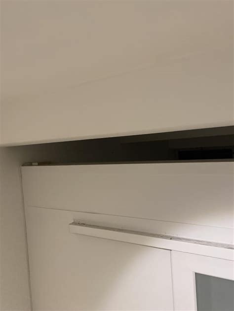 Need Help Covering Large Gap Between Wall And Ceiling Rapartmenthacks