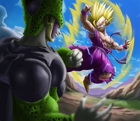 Dragon Ball Z Gohan Ssj2 Vs Cell