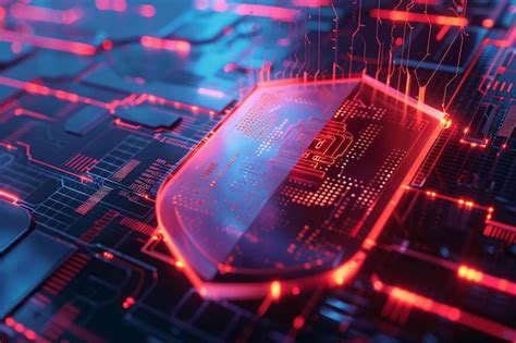 Technology Cyber Security Shield Protecting Generative Ai Premium Ai Generated Image