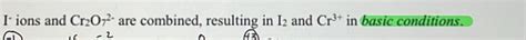 Solved Using The Half Reaction Method Write Balanced Chegg