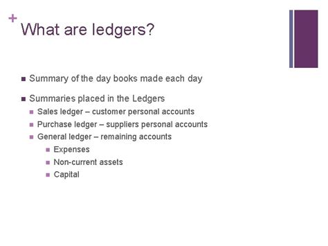 Books Of Original Entry Ledgers Accn 1 Lesson