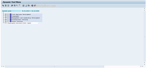 PSVT SAP Tcode Dynamic Tool Menu