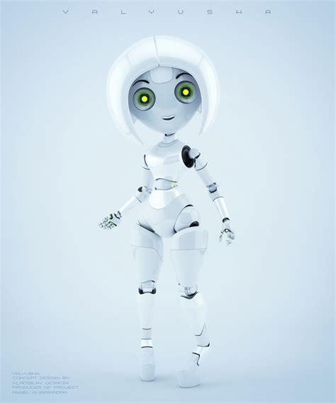 Trendy Robotic Girl Valyusha Behance Trendy Robotic Girl Valyusha Behance