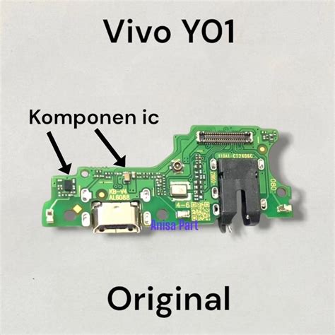 Jual Papan Cas Konektor Cas Vivo Y Original Full Komponen Ic Papan Board Charger Ic Vivo Y