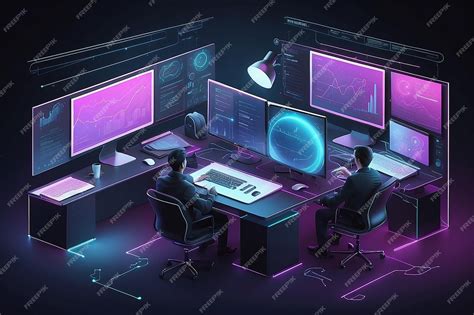 Premium Ai Image Programming Concept Illustration