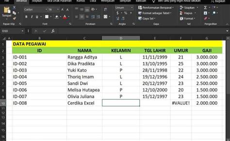 100 Works Cara Menggunakan Fungsi Rumus Teks Mid Excel Riset