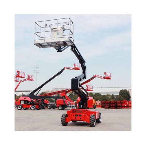 16m Basket Trailer Bucket Construction Trailer Mounted Towable Articulated Hydraulic Rotating