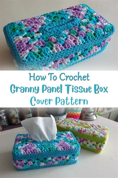 8 Free Crochet Tissue Box Cover Patterns Diys Maker