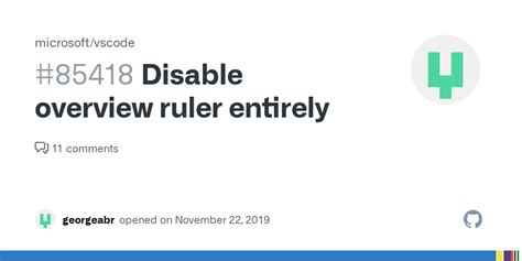 disable overview ruler entirely · issue 85418 · microsoft vscode · github