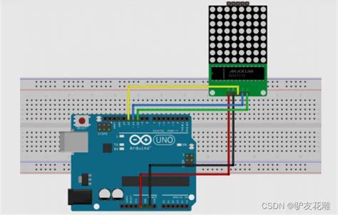 【雕爷学编程】arduino动手做（99） 8x32 led点阵屏模块4 8x32点阵能显示时分 csdn博客