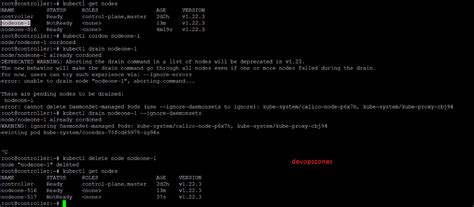 How To Delete Kubernetes Worker Node Devopszones